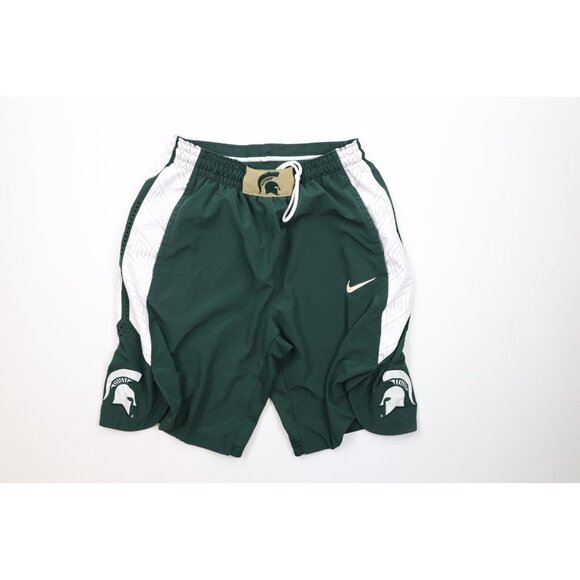 Nike | Shorts | Nike Authentics Mens L Heavyweight Michigan State ...